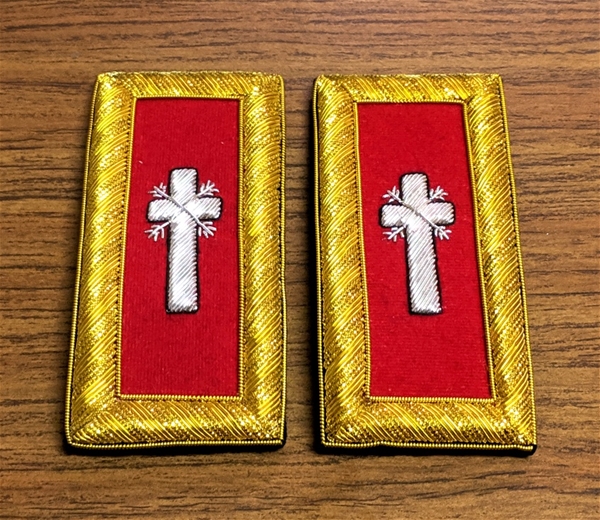 Past Commander Shoulder Board (Pair) Bullion