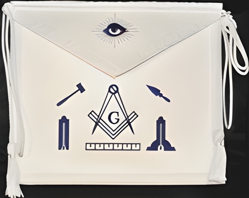 Masonic Working tools apron