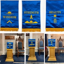 Masonic Banners, OES Flags, Masonic Altar Items