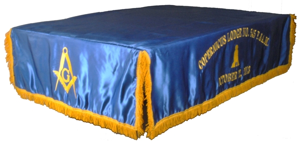 Four-wing Satin Altar Cover - Top 24 x 36 inches