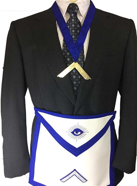 Masonic Ribbon Jewel Hanger - Royal Blue