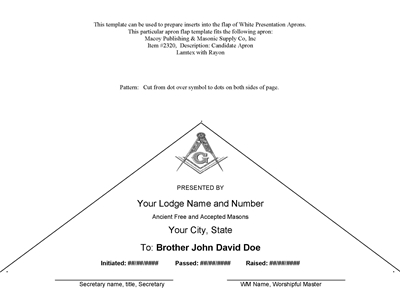 Masonic Aprons - Made in USA | Macoy