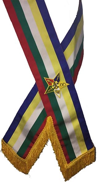 Reversible Order of Eastern Star & Amaranth reversible Sash