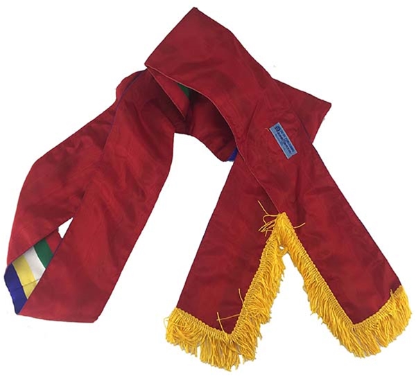 Lined 5 color officer sash Blue to Face