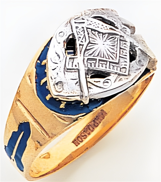 Masonic Gold Ring - 3141