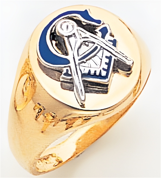 Masonic Gold Ring - 3143