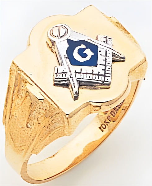 Masonic Gold Ring - 3149