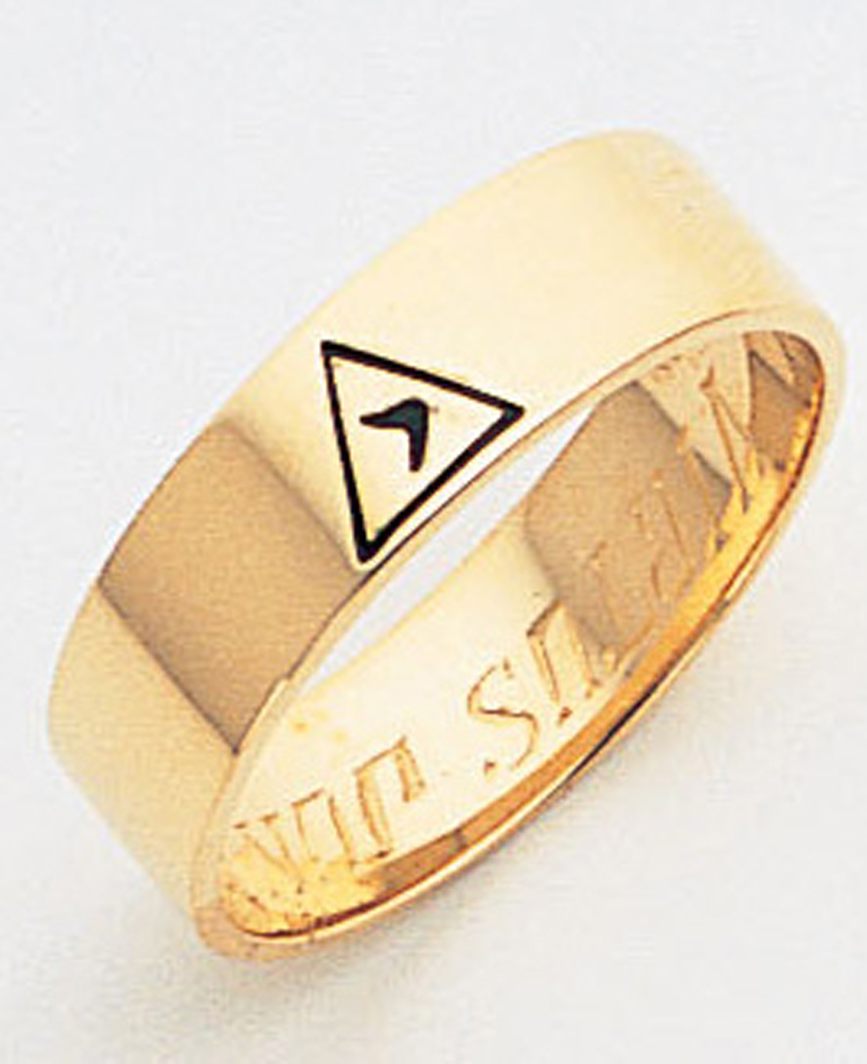 Gold 14 Degree Scottish Rite Ring - 5717 - 6mm Band
