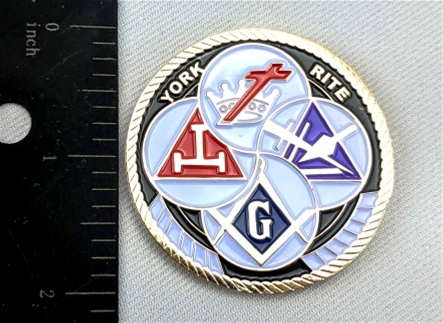 York Rite auto emblem (2")