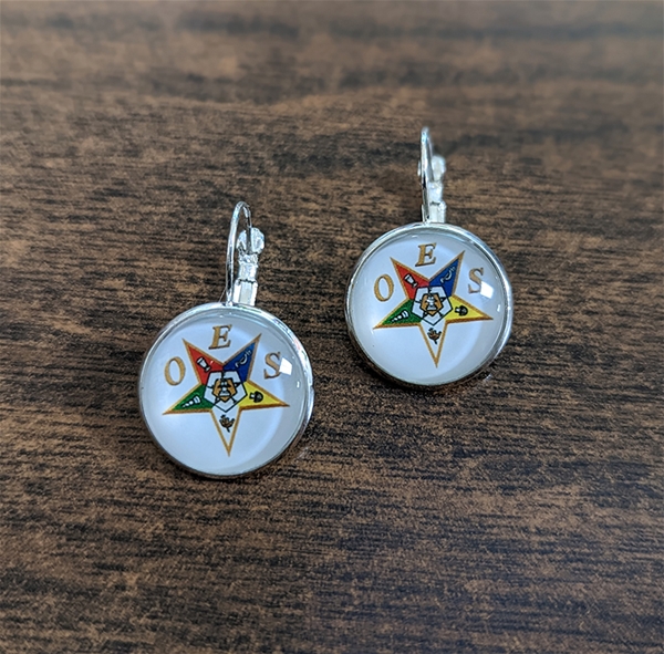OES Round Charm Earrings