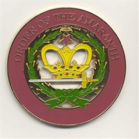 Order of Amaranth Cutout Auto Emblem