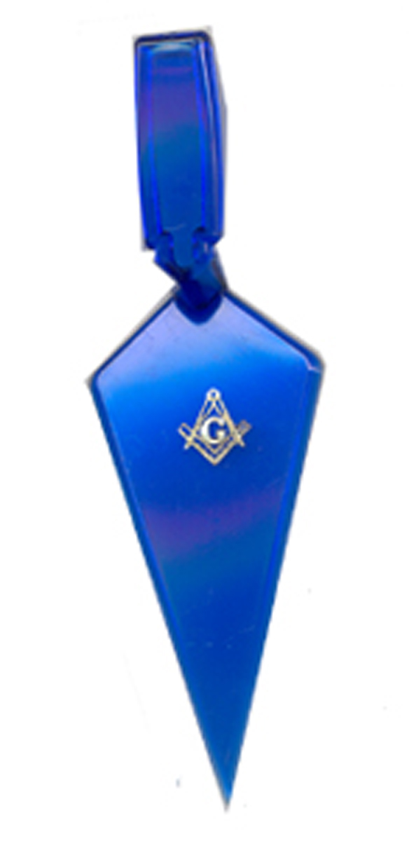 Masonic Trowel - Blue plastic