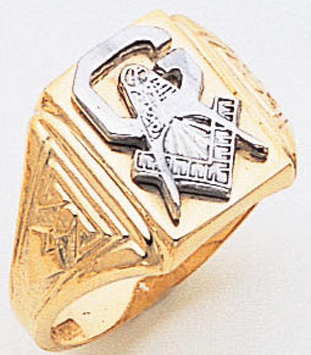 Masonic Gold Ring - 9972