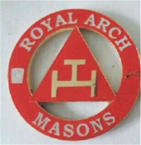 Cutout Royal Arch Mason Auto Emblem