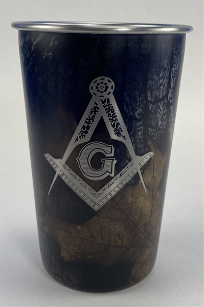 Masonic Camo Stainless Steel cup