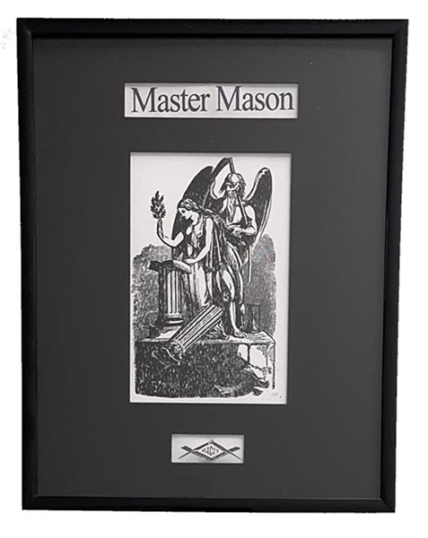 Master Mason Print in Mat