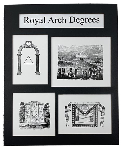 Royal Arch Degrees Handcrafted Print