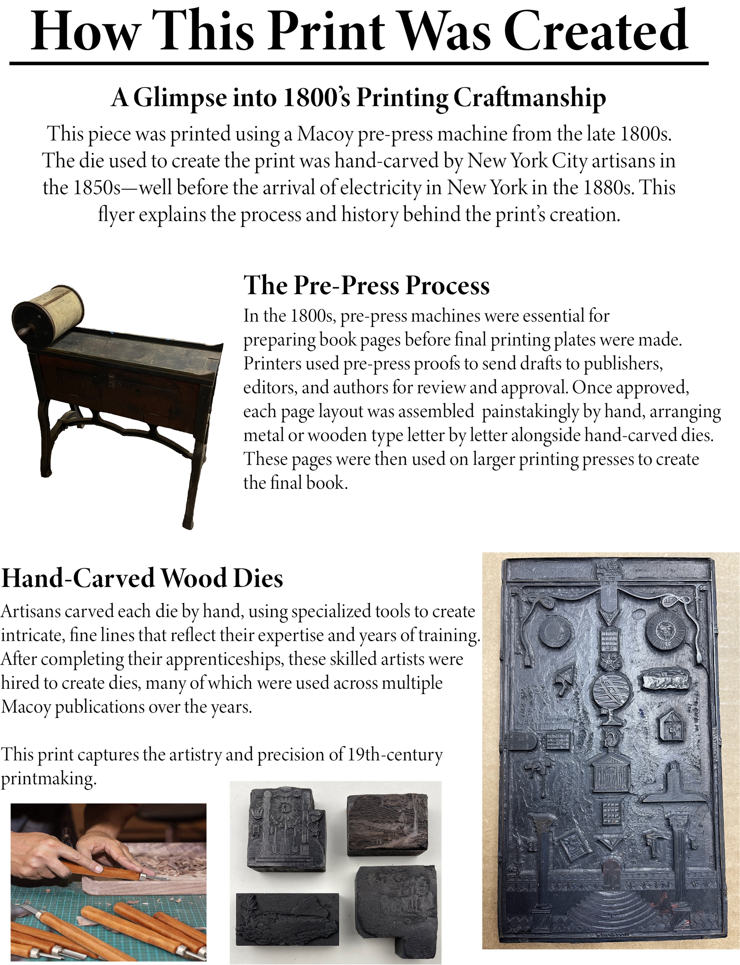 Royal Arch Handcrafted Print in Mat