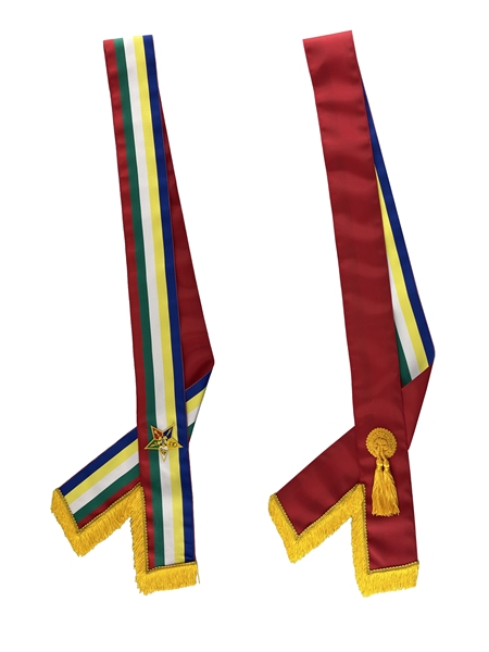 Reversible Order of Eastern Star & Amaranth reversible Sash