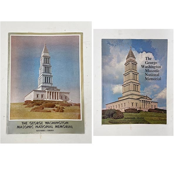 1957 George Washington Masonic National Memorial pamphlet