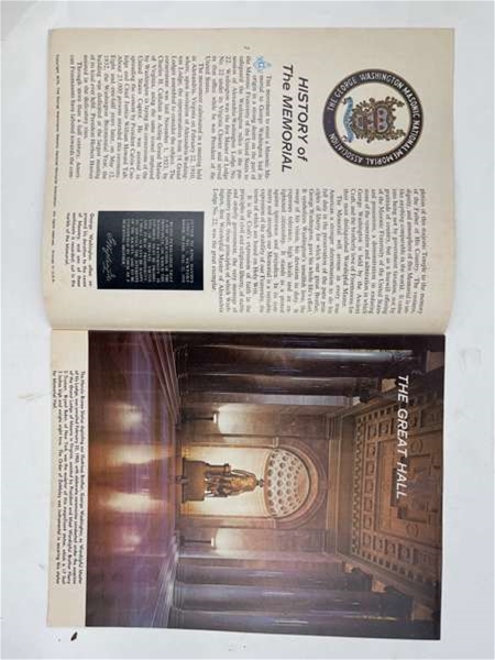 1957 George Washington Masonic National Memorial pamphlet