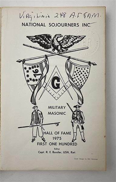 Military Masonic Hall of Fame 1st 100 1975
