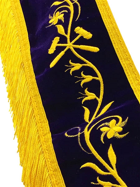OES Past Matron velvet sash