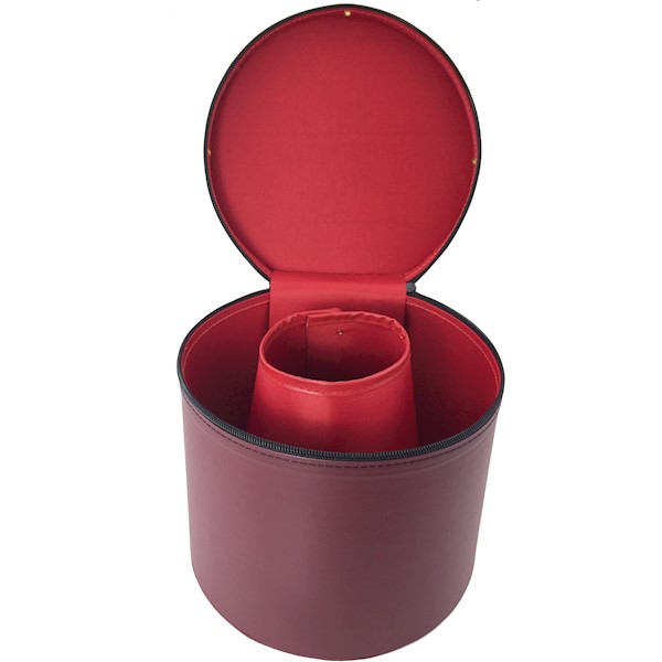 Red Tall Fez Case with Shrine emblem